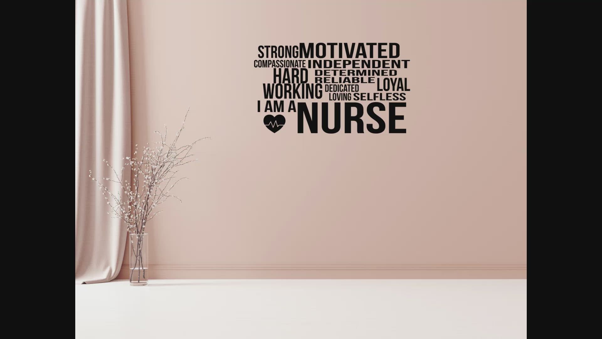 I Am A Nurse Medical Office Wall Decal - Inspirational Wall Signs