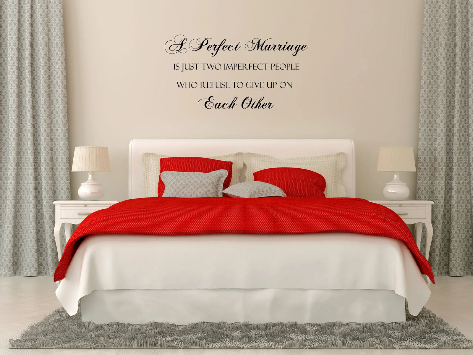 Perfect Marriage Vinyl Wall Decal – Inspirational Wall Signs