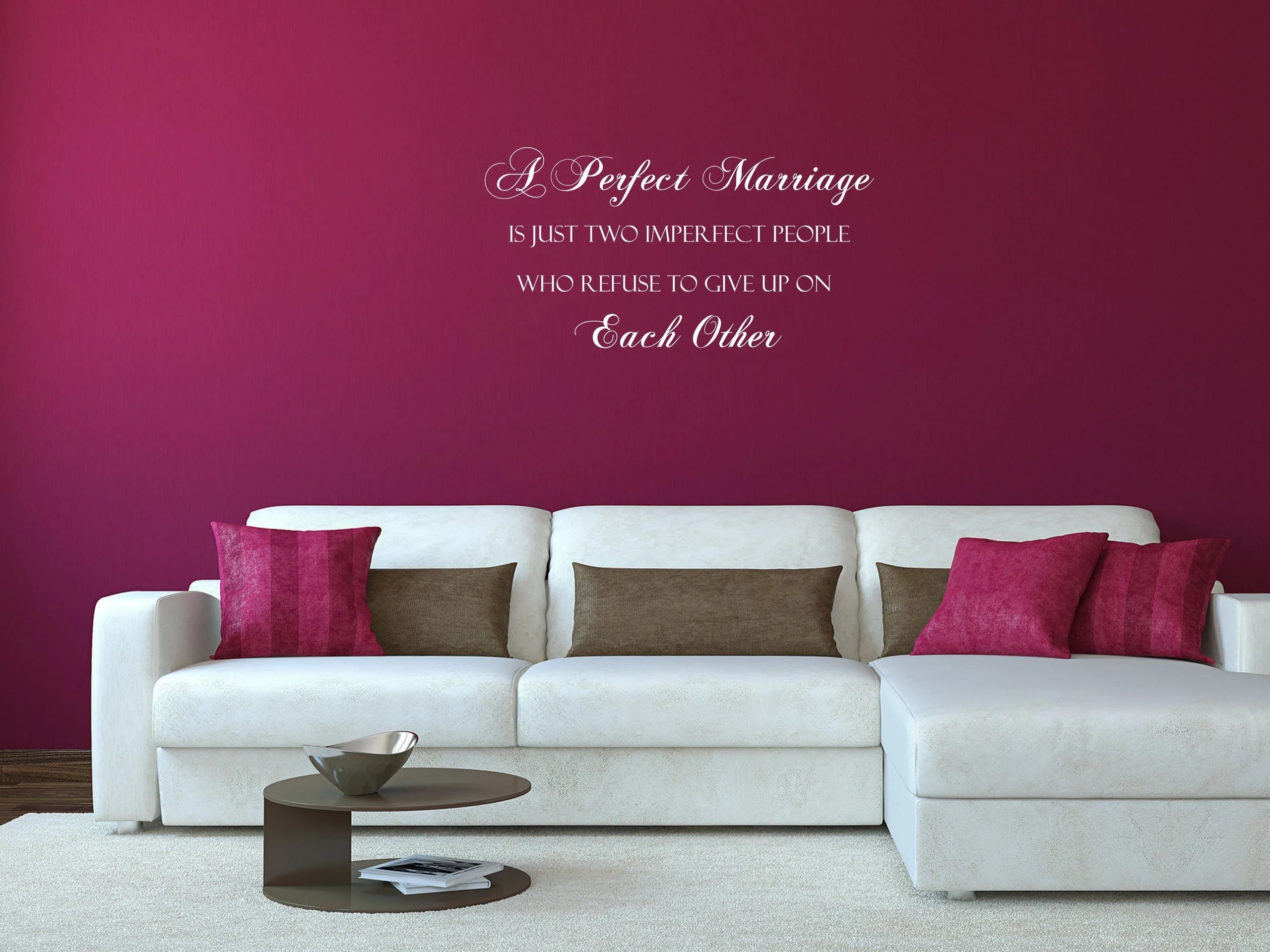 Perfect Marriage Vinyl Wall Decal – Inspirational Wall Signs