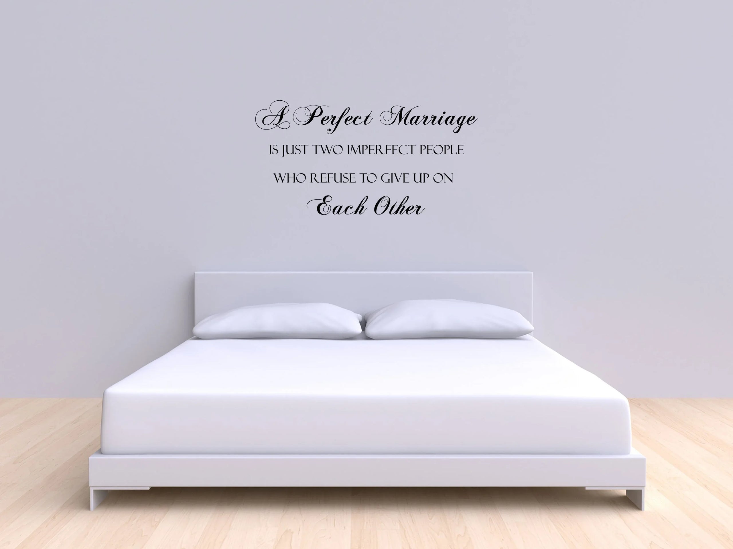 Perfect Marriage Vinyl Wall Decal – Inspirational Wall Signs
