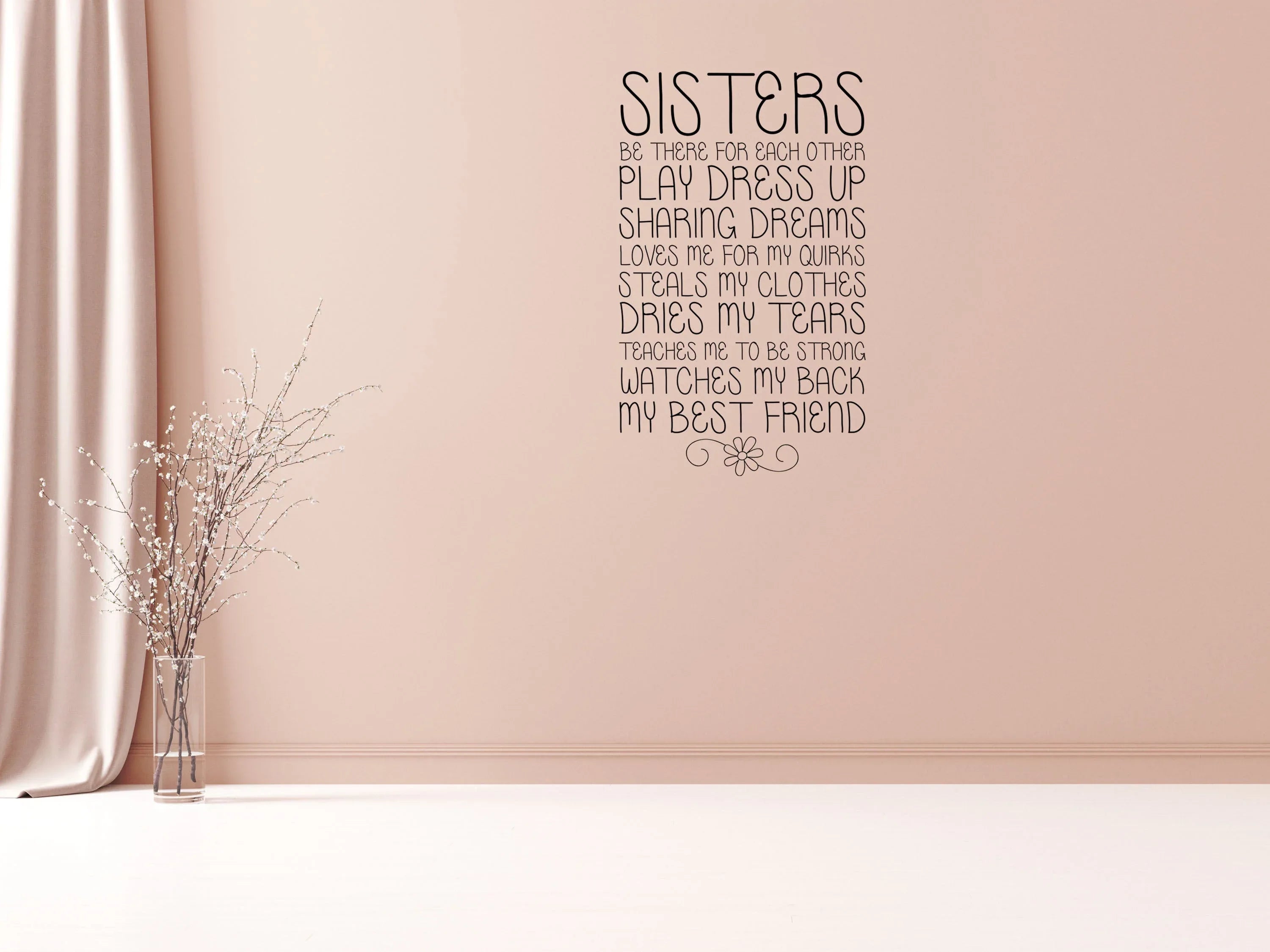 Sisters - Inspirational Wall Decals – Inspirational Wall Signs