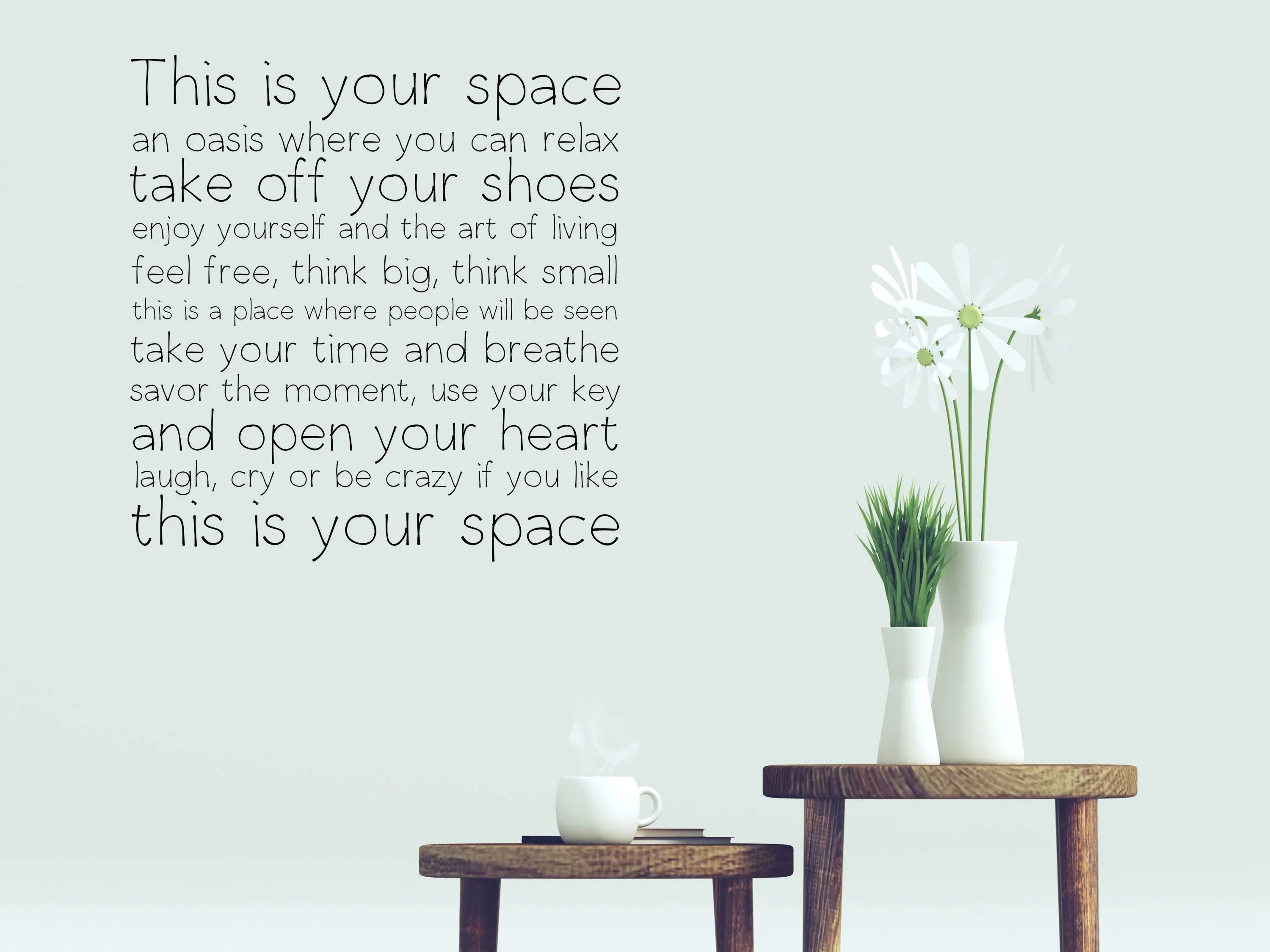 This Is Your Space Office Classroom Wall Decal – Inspirational Wall Signs